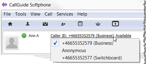 Get Started with CallGuide Voice Softphone - Call with role - set via ...