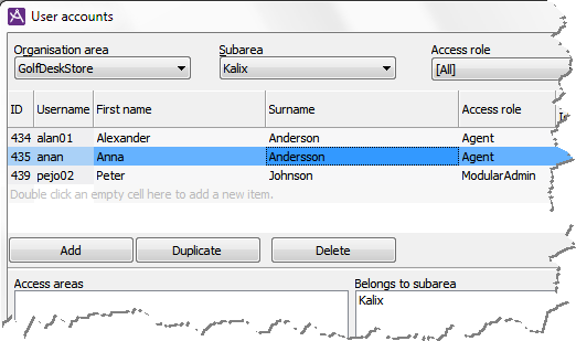 Create a new user account