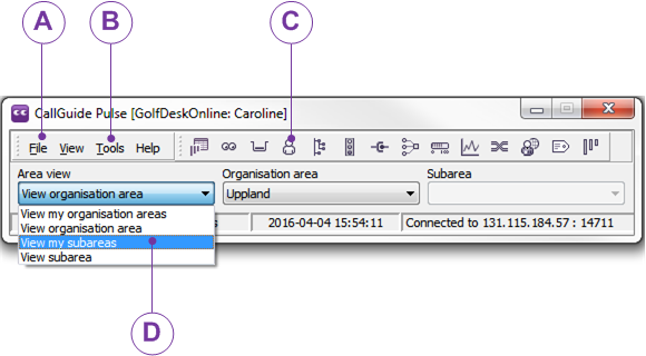 ACE Pulse main window